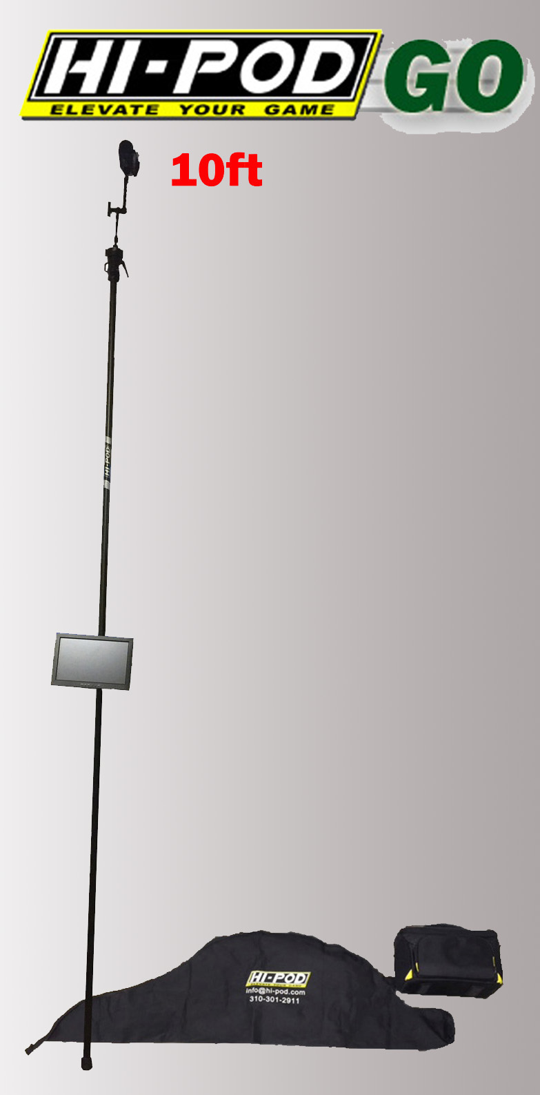 HI-POD GO - 10ft Coach's Pole - HI-POD